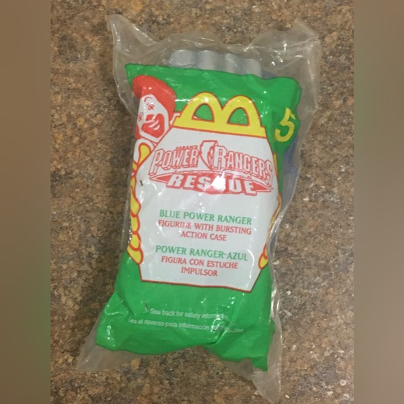 Power Ranger | Toys | Vintage Mcdonalds Happy Meal 200 5 Power Rangers ...